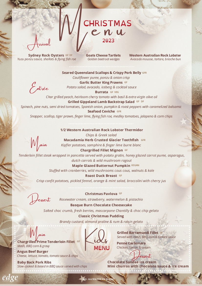 Christmas Day Restaurant/Main Lounge - Bayside Brasserie
