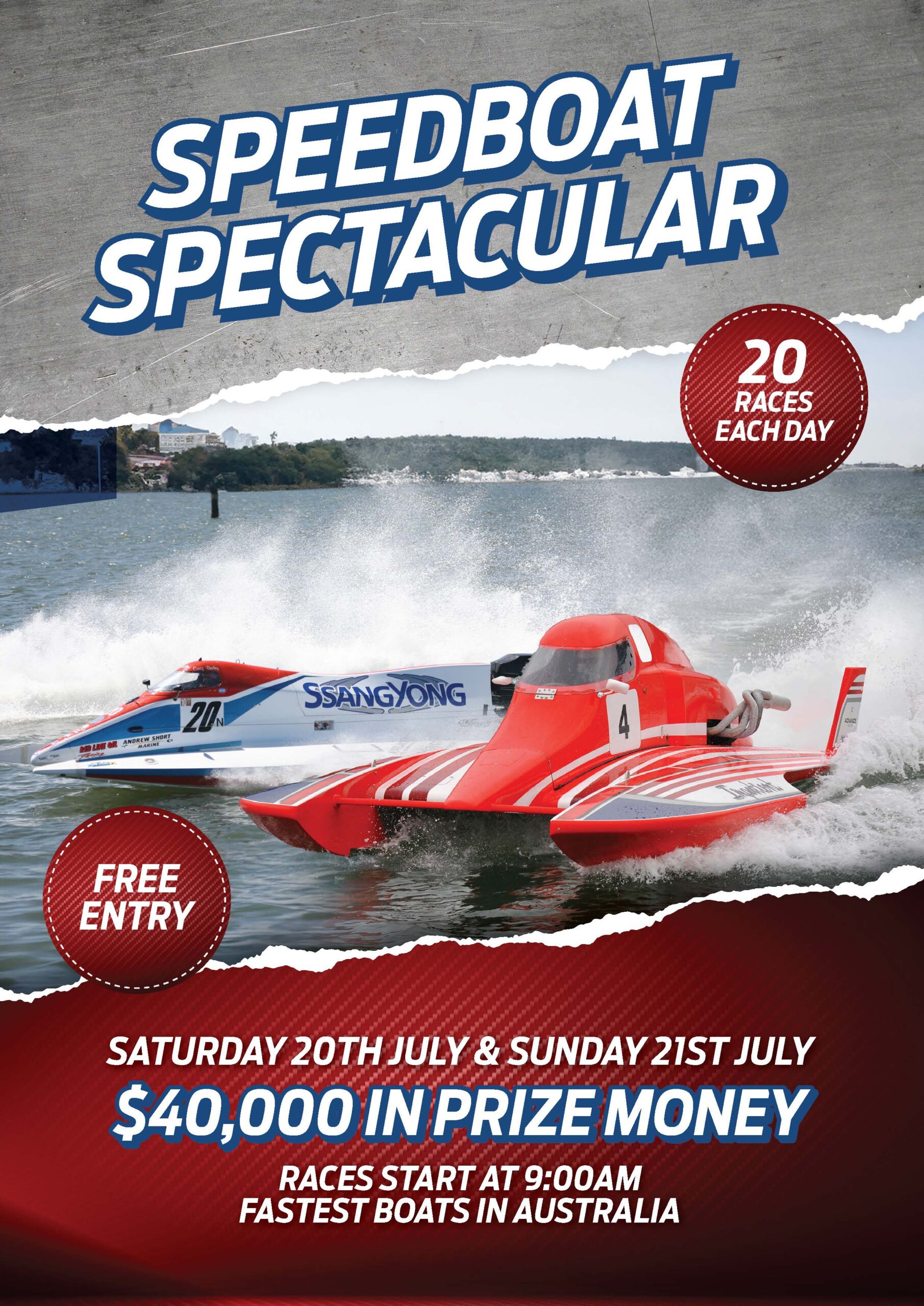 Speedboat Spectacular - Bayside Brasserie